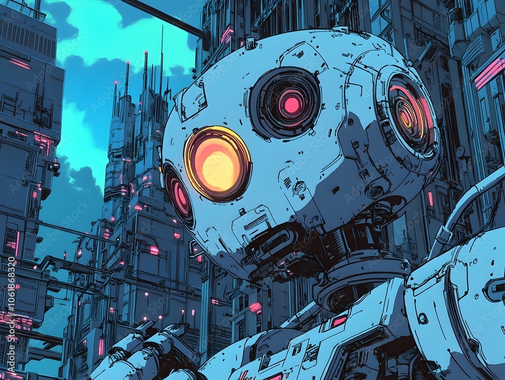 Confrontation of Titanic AI Controlled Machines Battling Amid ...