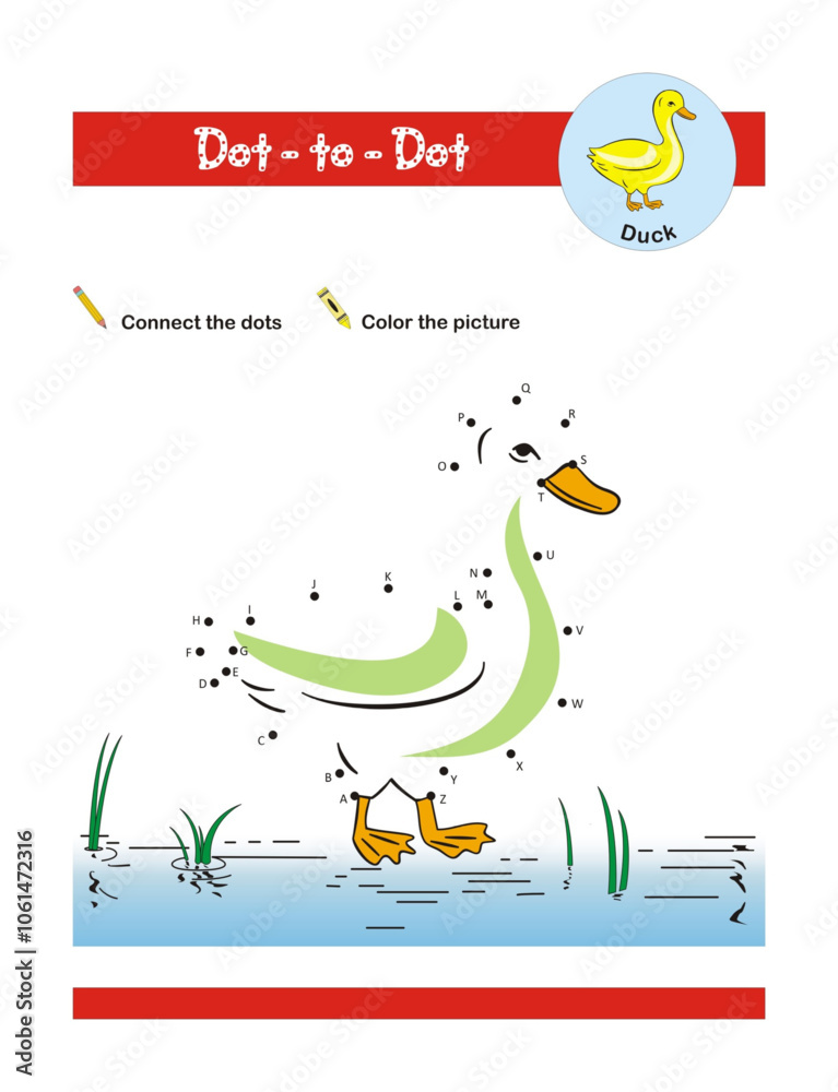 Dot to dot activity worksheet for preschool kids. Activity of learning ...