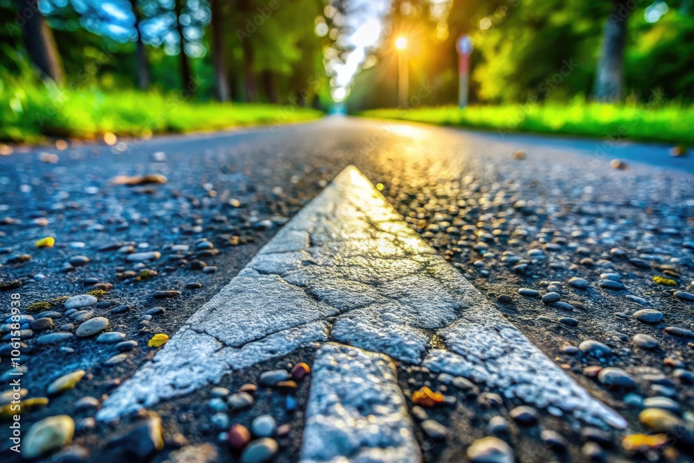 Exploring the nuanced design of road arrow signage, highlighting ...