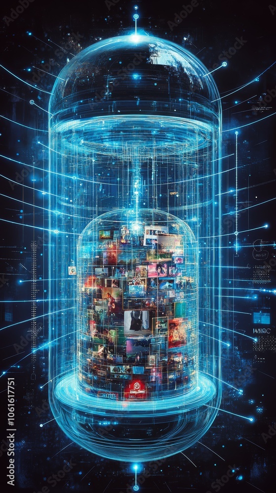 The Virtual Time Capsule, Digital Legacy and Estate Planning Stock ...