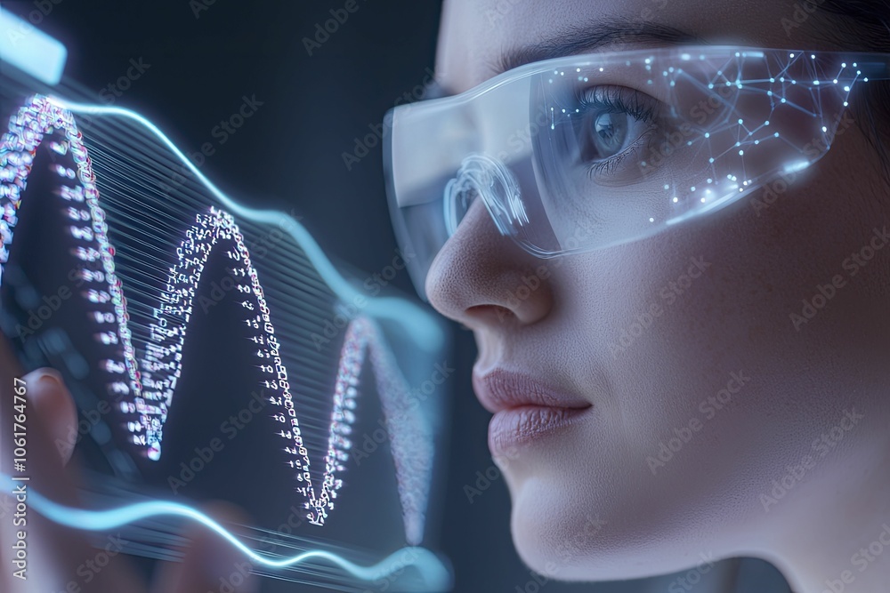 Augmented reality interfaces visualize genetic information, allowing ...