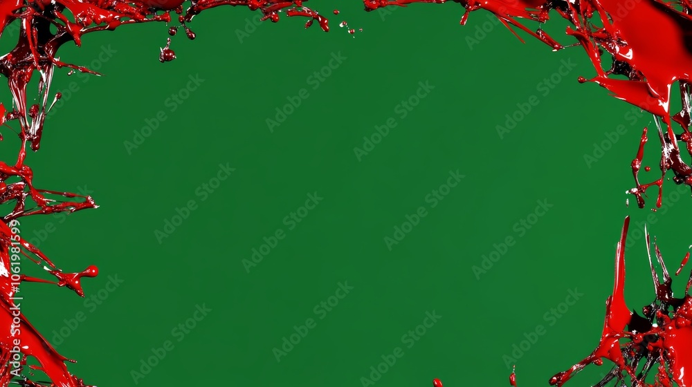 Green screen backdrop with hole for seamless video production and ...