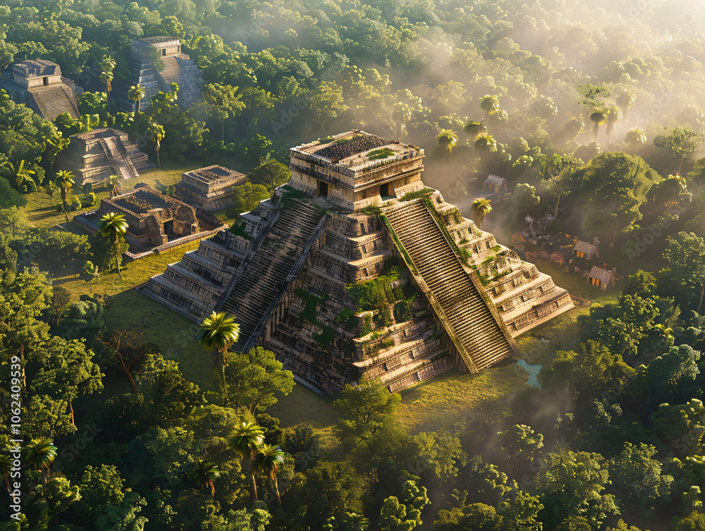 Chichen Itza (Mexico) – A large Mayan archaeological site, featuring ...