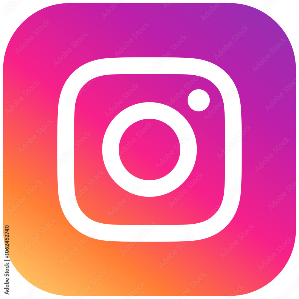 UKRAINE, KHARKIV, 2 NOVEMBER 2024: Instagram icon. Social media icon ...