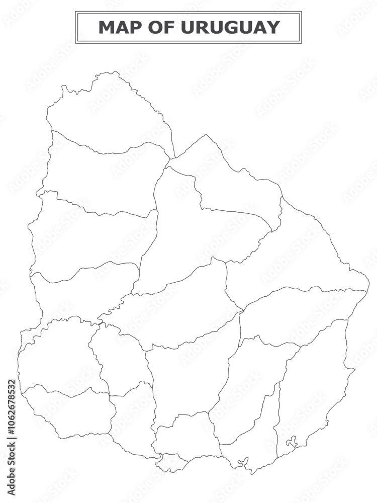 American Countries Geography Political map. Political map of country ...