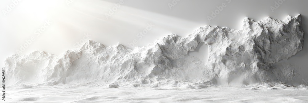 Bright white backdrop, gentle shadows create ideal surface for text ...