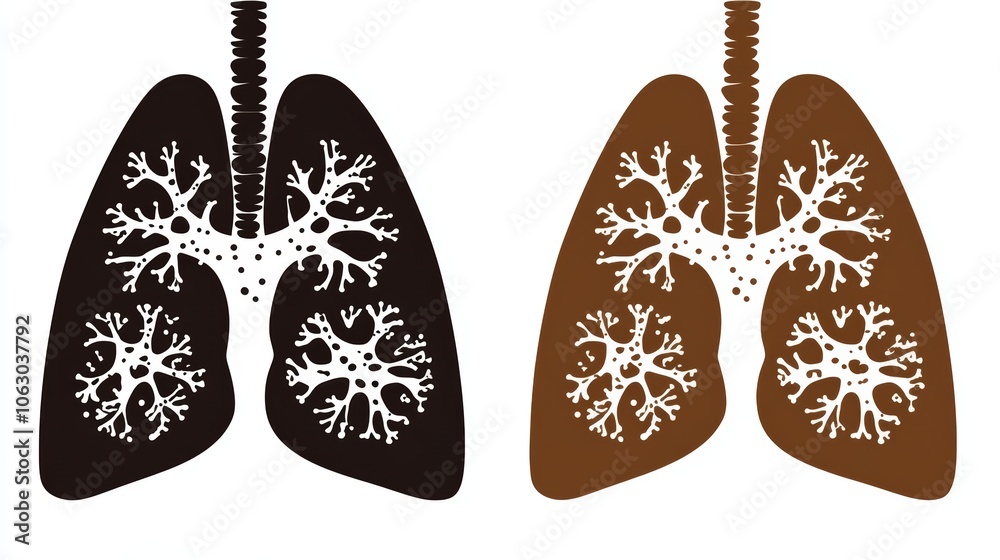 Comprehensive diagram of human lungs, exploring respiratory system ...