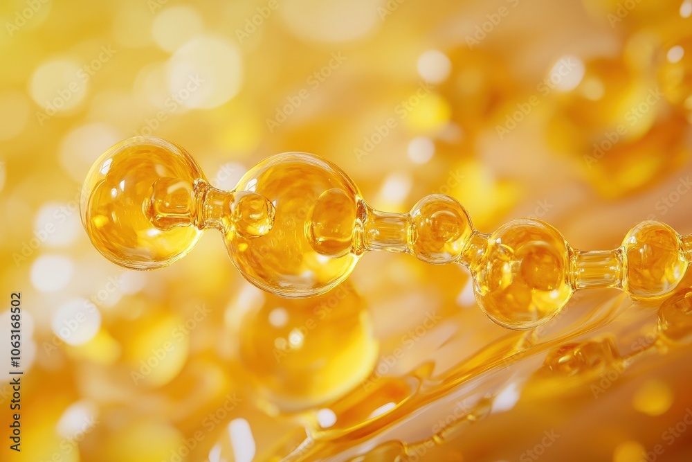 Fatty Acids Molecular Structure Formula. Triglyceride Chemical Compound ...