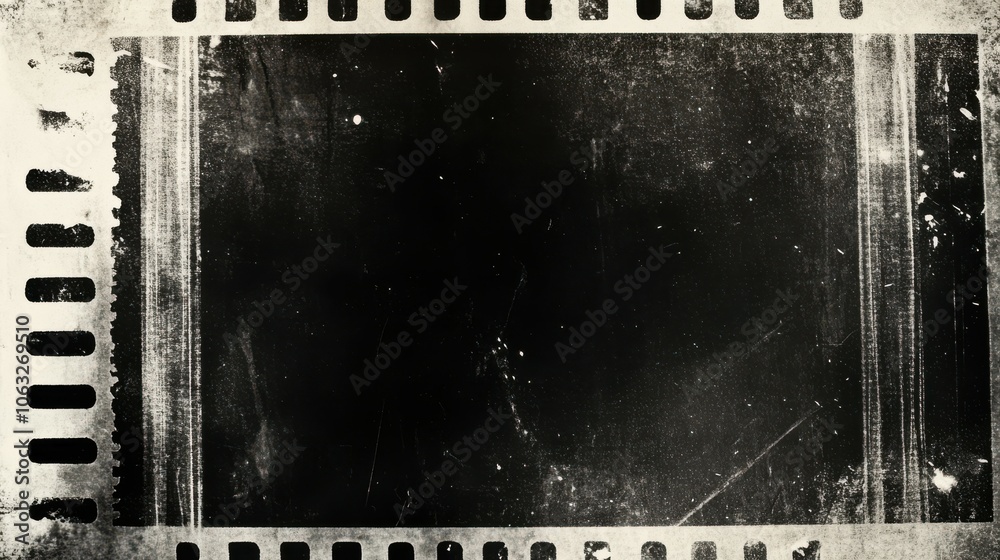Old film texture with scratches, noise and light leaks. Realistic ...