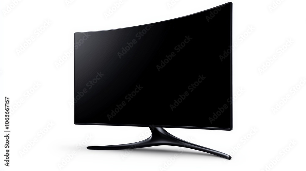 Curved Ultrawide Monitor: A sleek, modern curved ultrawide monitor with ...