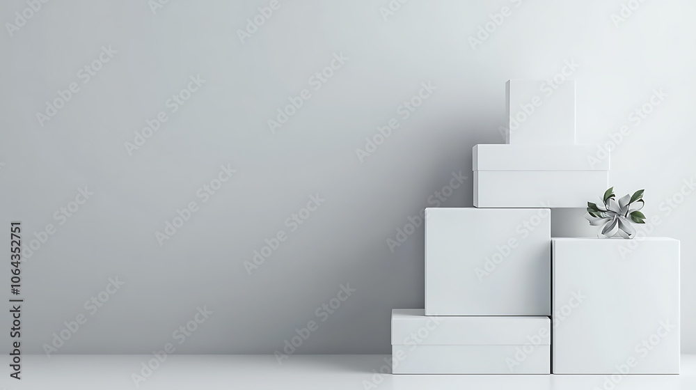 Explore the versatility of basic white cardboard boxes with modern bold ...