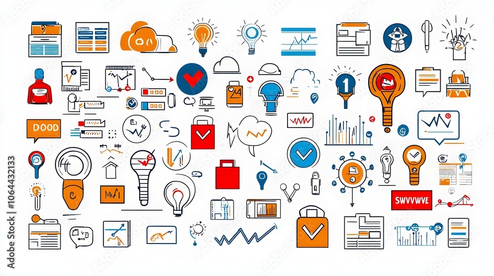 Comprehensive Collection of Survey and Poll Icons Including Question ...