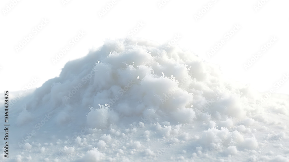Snowdrift isolated on transparent background Stock Photo | Adobe Stock