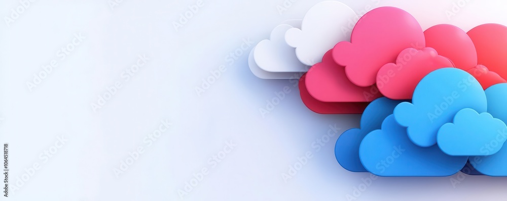 Multi-layered cloud architecture diagram with nodes and connections ...