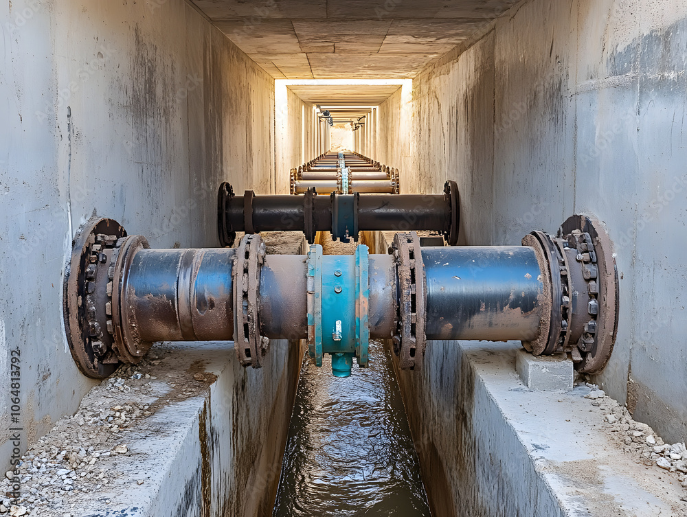 Industrial Water Supply Systems with Pipe Manifolds in a Concrete ...