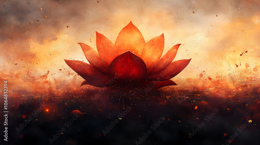 Elegant and Serene Sikhism Symbol Background with Geometric Design ...