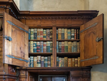 An Old Library In A Medieval Castle Free Stock Photo - Public Domain ...