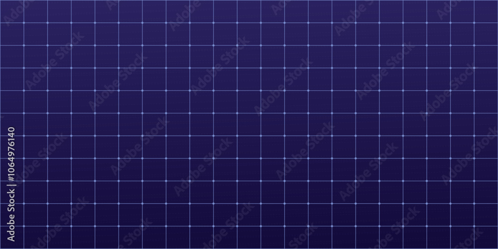 HUD grid tech interface, futuristic data screen graph with dots, lines. Virtual Technology ...