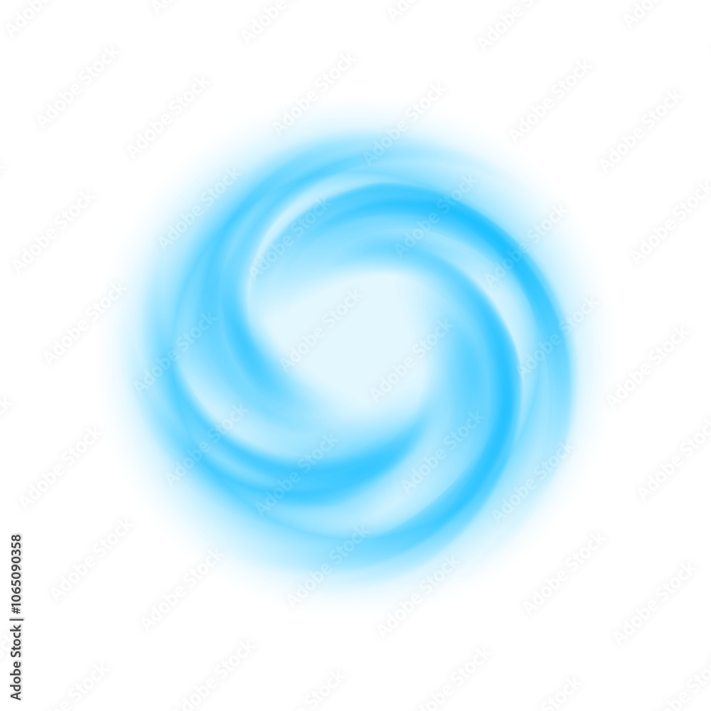 Air effect сircle vortex on transparent background, PNG spiral airflow ...