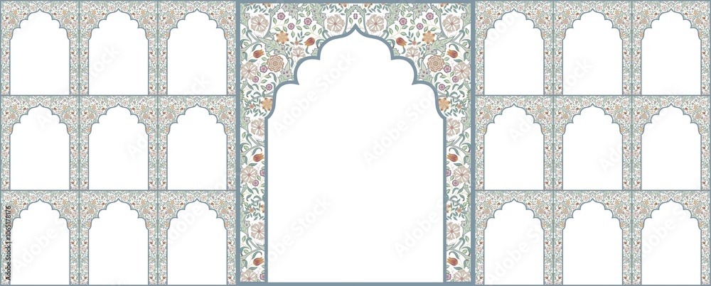 Set of windows Beautiful Arch small and Big Design with Indian ...