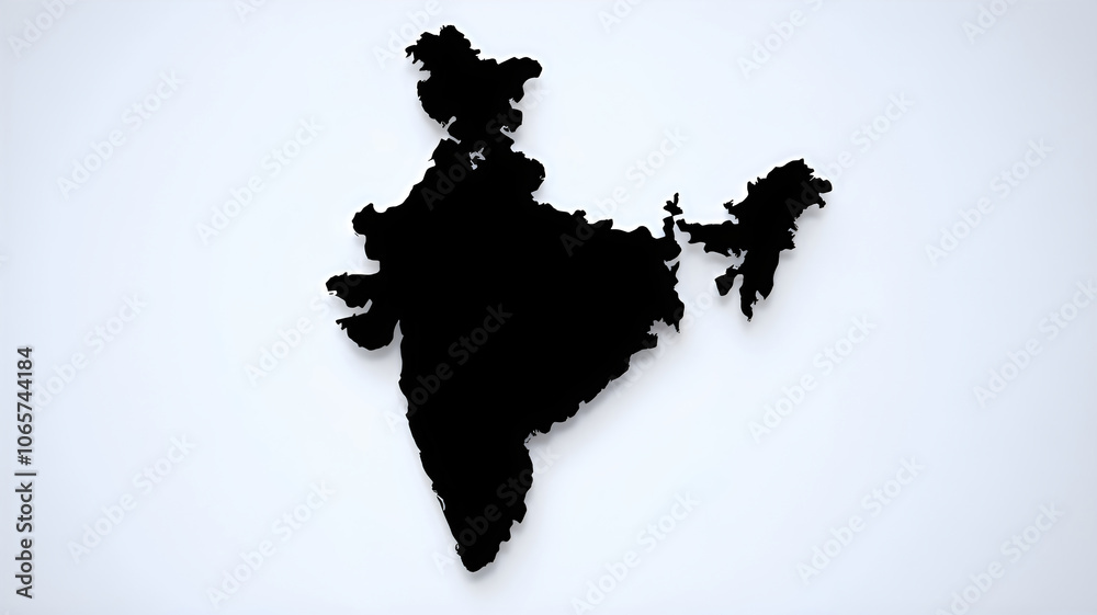 Foto de Stock Map of India: States and Union Territories, Indian Map: A ...