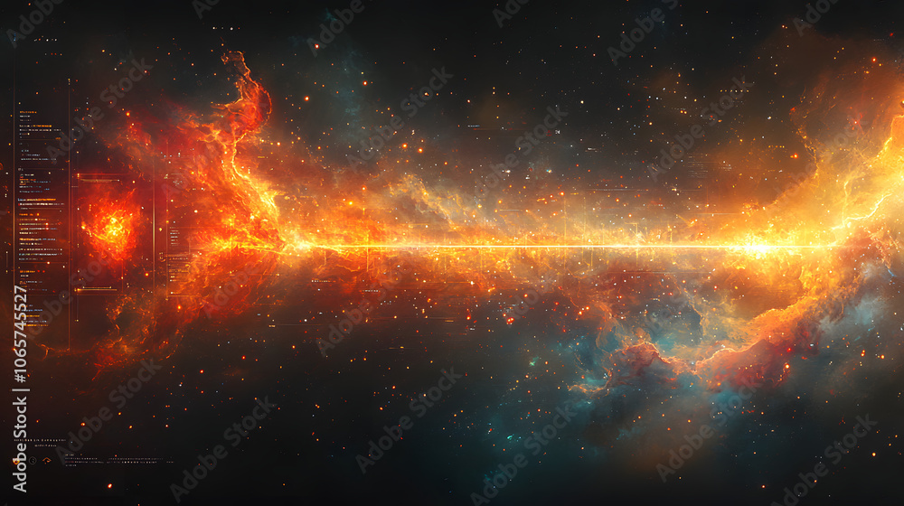 Incredible Concept Art for a Game User Interface Featuring a Fiery ...