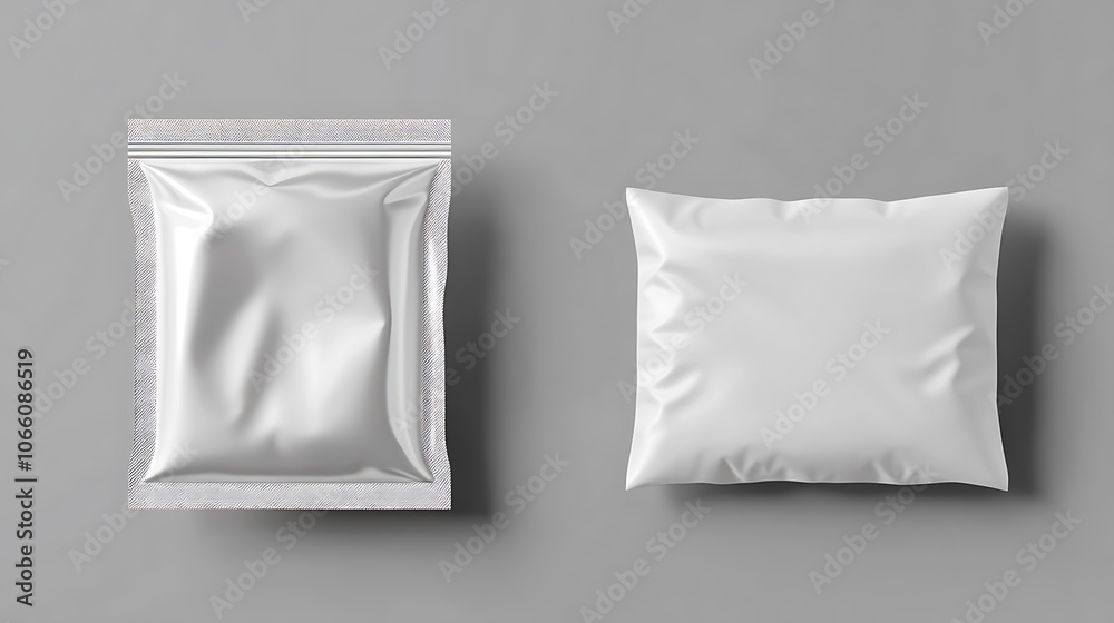 Plastic pack template for antibacterial napkins and wet wipes, Front ...