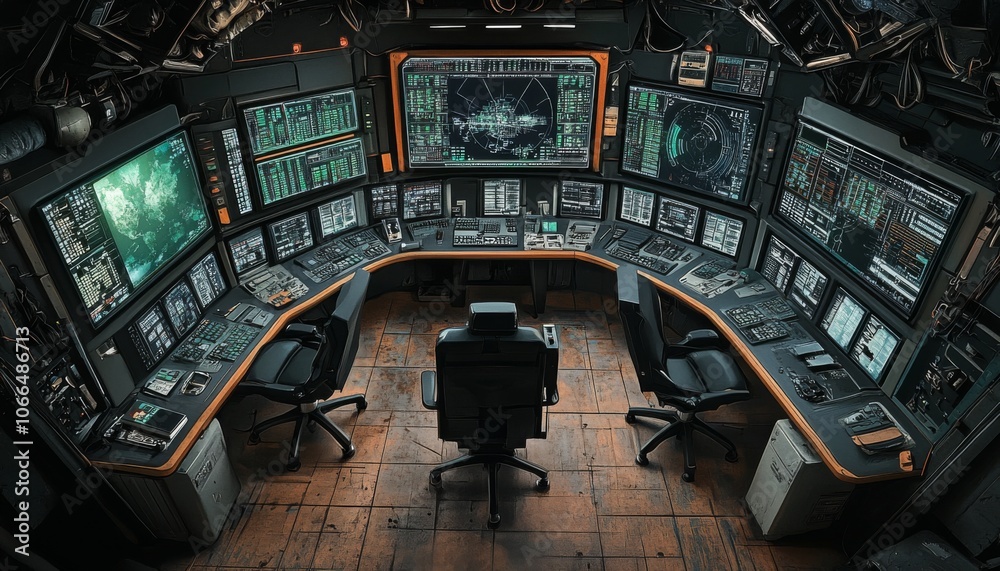 Military Base Command Center with Vehicles and Equipment for ...