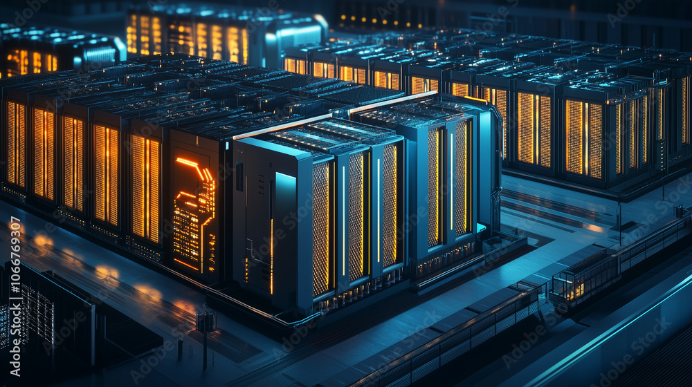 Massive supercomputer complex dedicated to running advanced AI systems ...