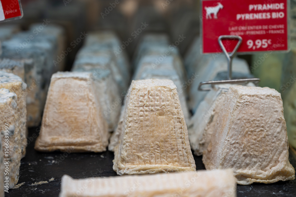 Cheese collection, english translation: French Pyrenees pyramid bio ...