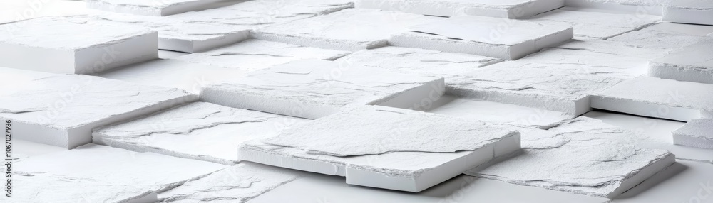 White marble blocks background, stacked stone texture for architectural ...