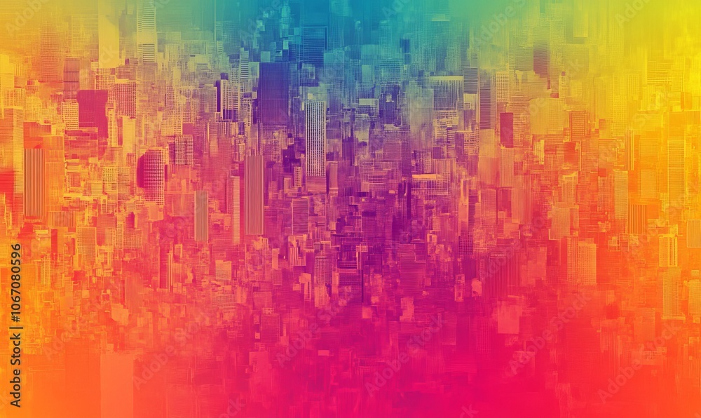 Ilustración de Stock Heatmap of a city's air quality, with vibrant ... Ilustración de Stock Heatmap of a city's air quality, with vibrant ...