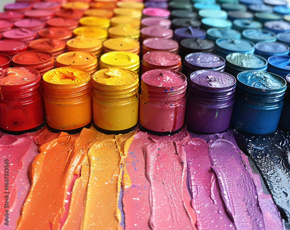 CMYK Color Palette, 24 Tones, Rich and Vibrant Colors Stock Photo ...