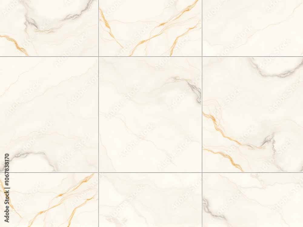 marble tile pattern with subtle gold veining in a modern design ...