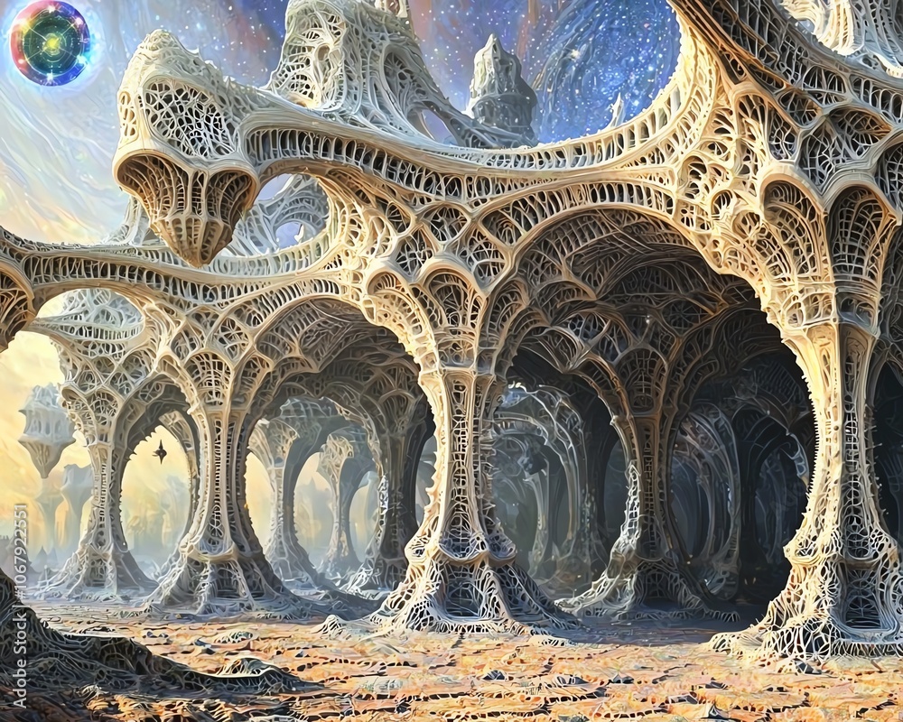 Cosmic ruins exploration, quantum architecture, interdimensional ...