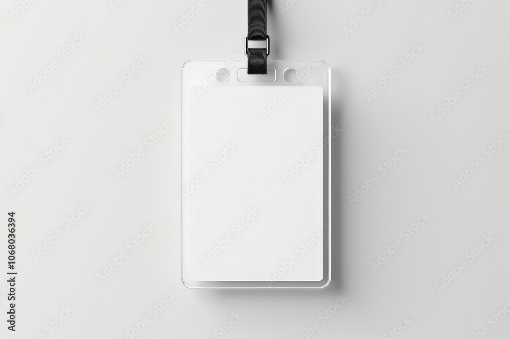 Minimalist design for id card holders and office accessories Stock ...
