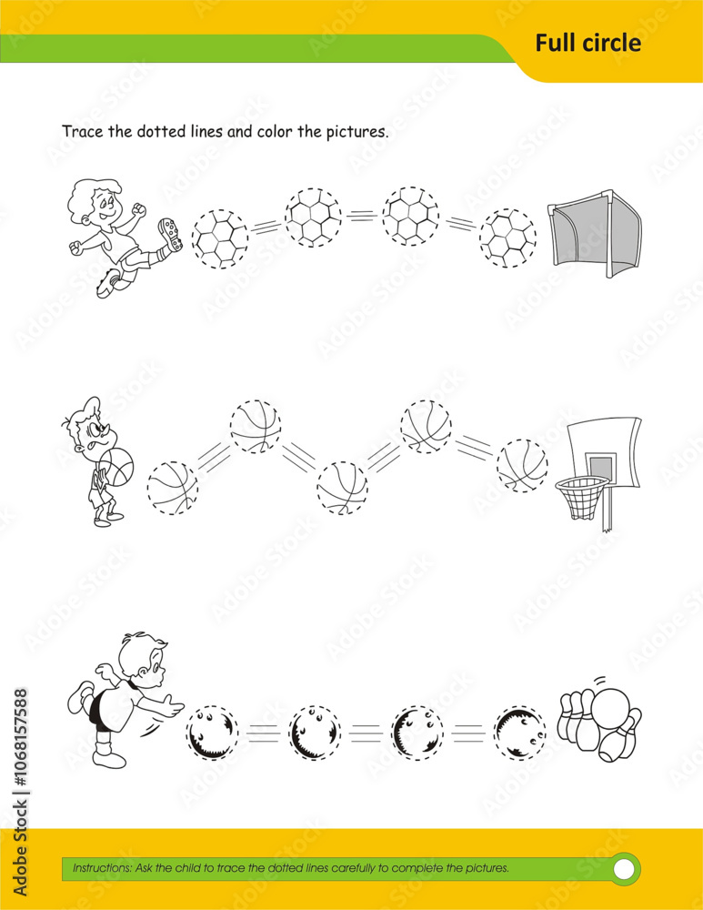 Prewriting skills, line practice sheet for kindergarten, Handwriting ...