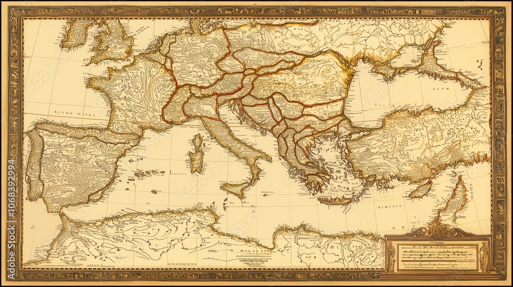 Explore the joyful journey of an ancient empire a detailed map ...