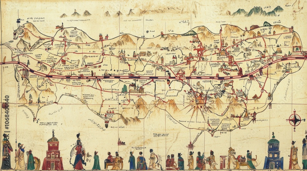 Explore the joyful journey of trade along the silk road through a ...