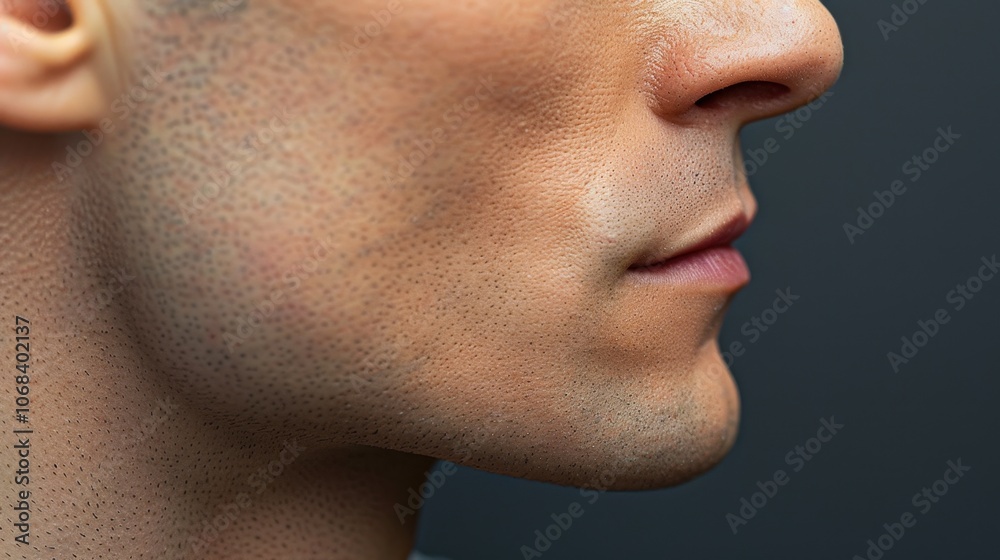 Chiseled Jawline: With a well-defined jawline, this feature emphasizes ...