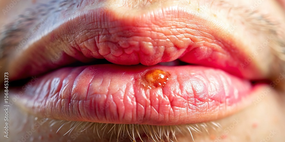 Tilt-Shift Photography of a Small Vesicle Lesion on Lower Lip: A Close ...