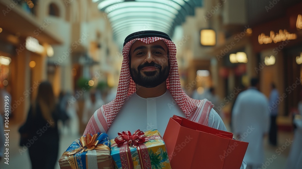 Festive Shopping Spree: An Emirati in the Bustle of Dubai Shopping ...