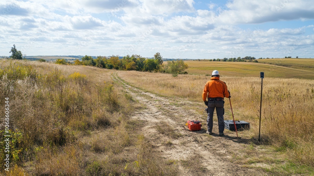 Archaeological geophysics survey using ground-penetrating radar to locate buried structures ...