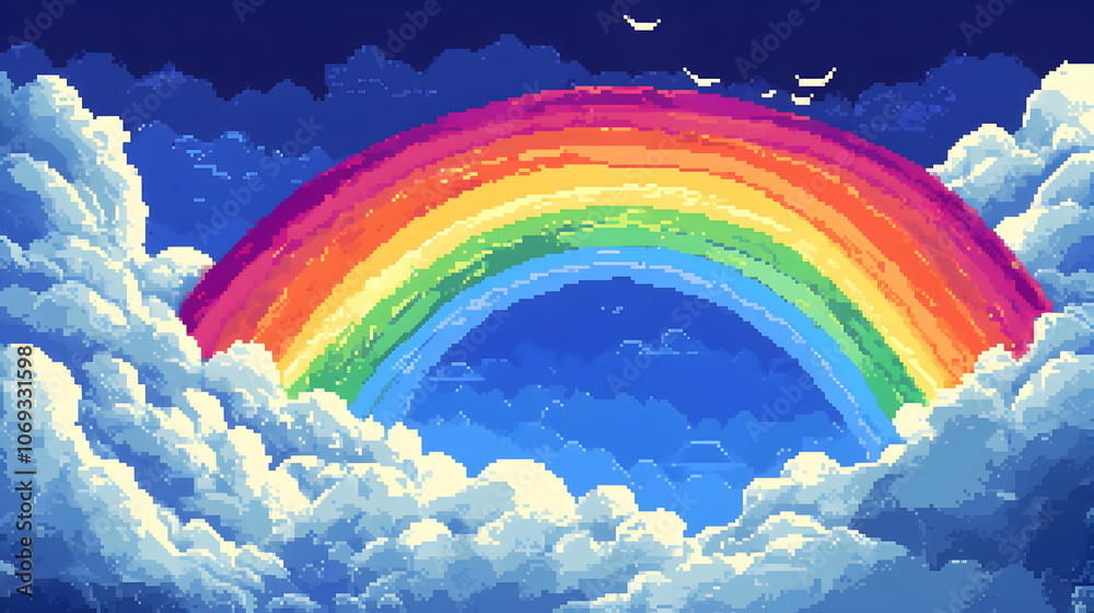 Rainbow Pixel Art Again: Additional rainbow pixel art for diverse ...