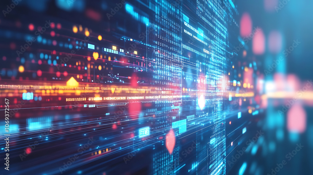 Arrow chart showing business growth on a digital transformation ...