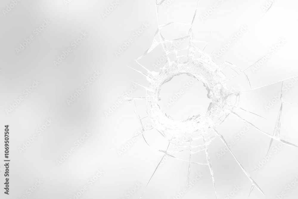 PNG Broken glass cracked impact window. Stock Photo | Adobe Stock