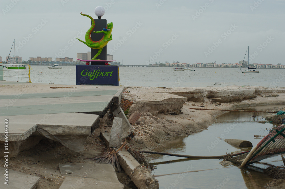 Editorial Use Only Wide view November 7, 2024. Gulfport, FL, USA. Green ...