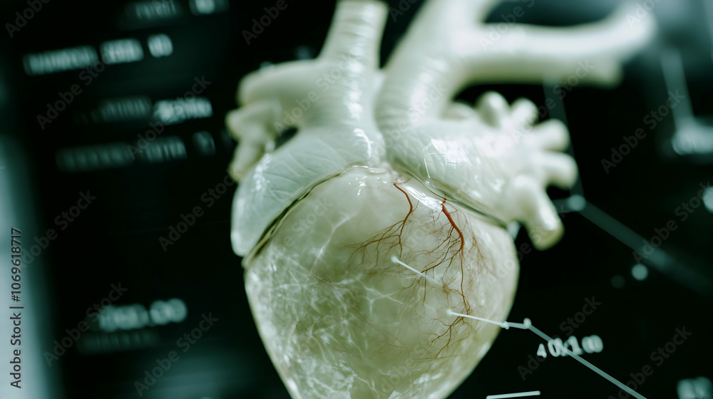 Human Heart Anatomy Closeup, organ, cardiovascular system, circulatory ...