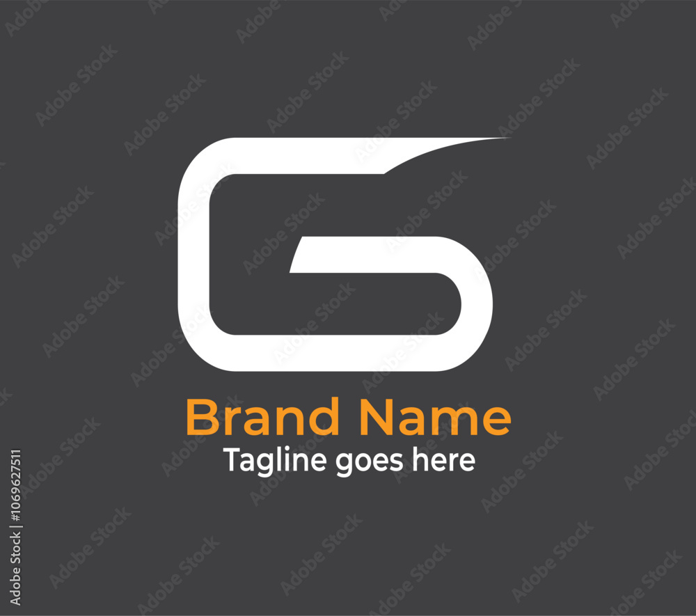 G Logo. CMYK color mode. Editable color. Vector EPS file. Free font ...
