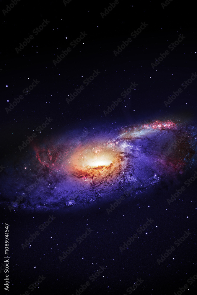 HD Milky Way galaxy background for phone, spiral galaxy in universe and ...